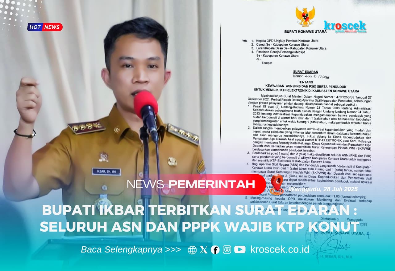 Bupati Ikbar Terbitkan Surat Edaran : Seluruh ASN dan PPPK Wajib KTP ...